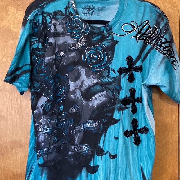 Affliction | Shirts | Rare Vintage Affliction Tshirt Xl | Poshmark